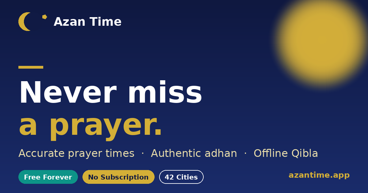 Prayer Times in Paris — Today's Azan, Fajr, Iftar | Azan Time